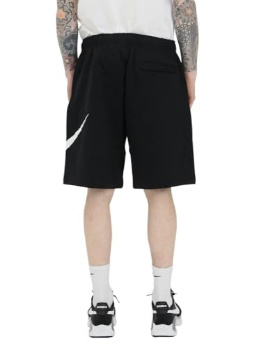 Nike Men's Sportswear Club Short Basketball Graphic, Black/White/White, X-Large