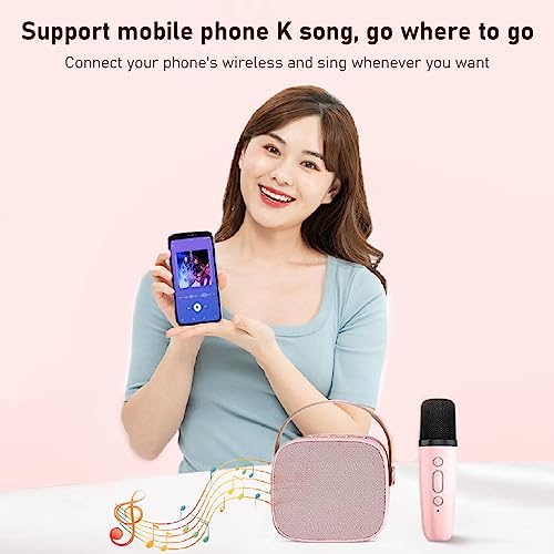 Portable Karaoke Machine, Reverb Sound Function Voice Changing Effects Portable Speaker Multifunction for Party for KTV (#3)