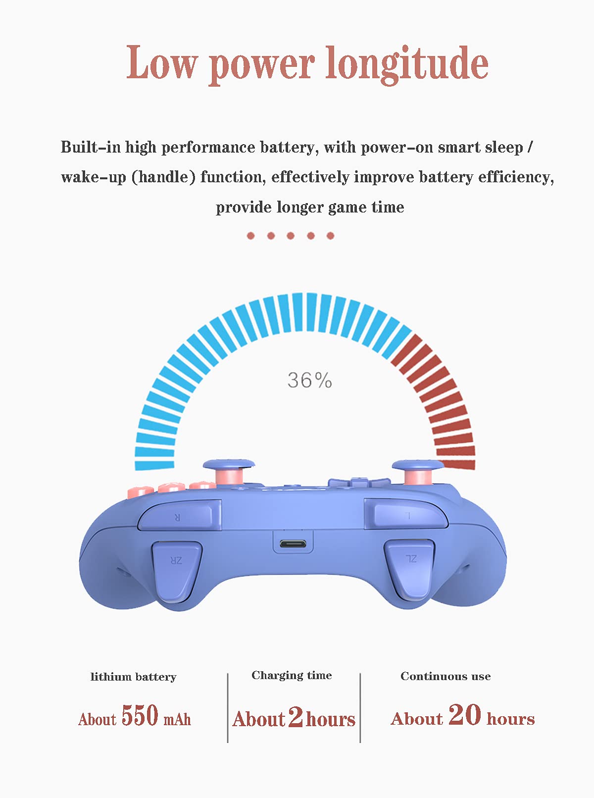 PXN 9607X Wireless Switch Controller,Pro Controller Gamepad Joystick Support NFC/Amibo/Turbo Screenshot Gyrox Axis and Dual Vibratio,Switch for N-Switch/Lite/OLED (blue)