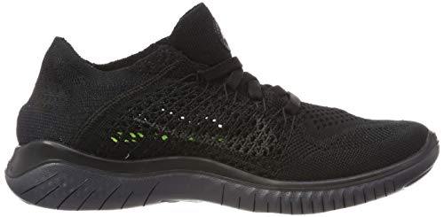 Nike Womens WMNS Free RN Flyknit 942839 002 - Size 9W Black/Anthracite