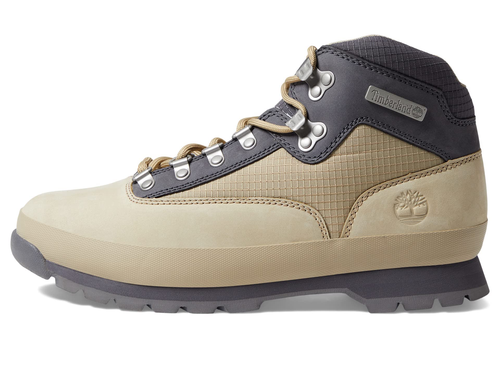 Timberland Euro Hiker Fl Shoes for Men Offers Leather and Textile Upper, Textile Lining, and Synthetic Outsole Castlerock 11.5 D - Medium