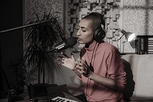 Shure MV7 USB/XLR Dynamic Microphone + AONIC 50 Wired/Wireless Noise Cancelling Headphones for Podcasting, Recording, Streaming & Gaming, Professional Quality Sound & Durability - Black/Black