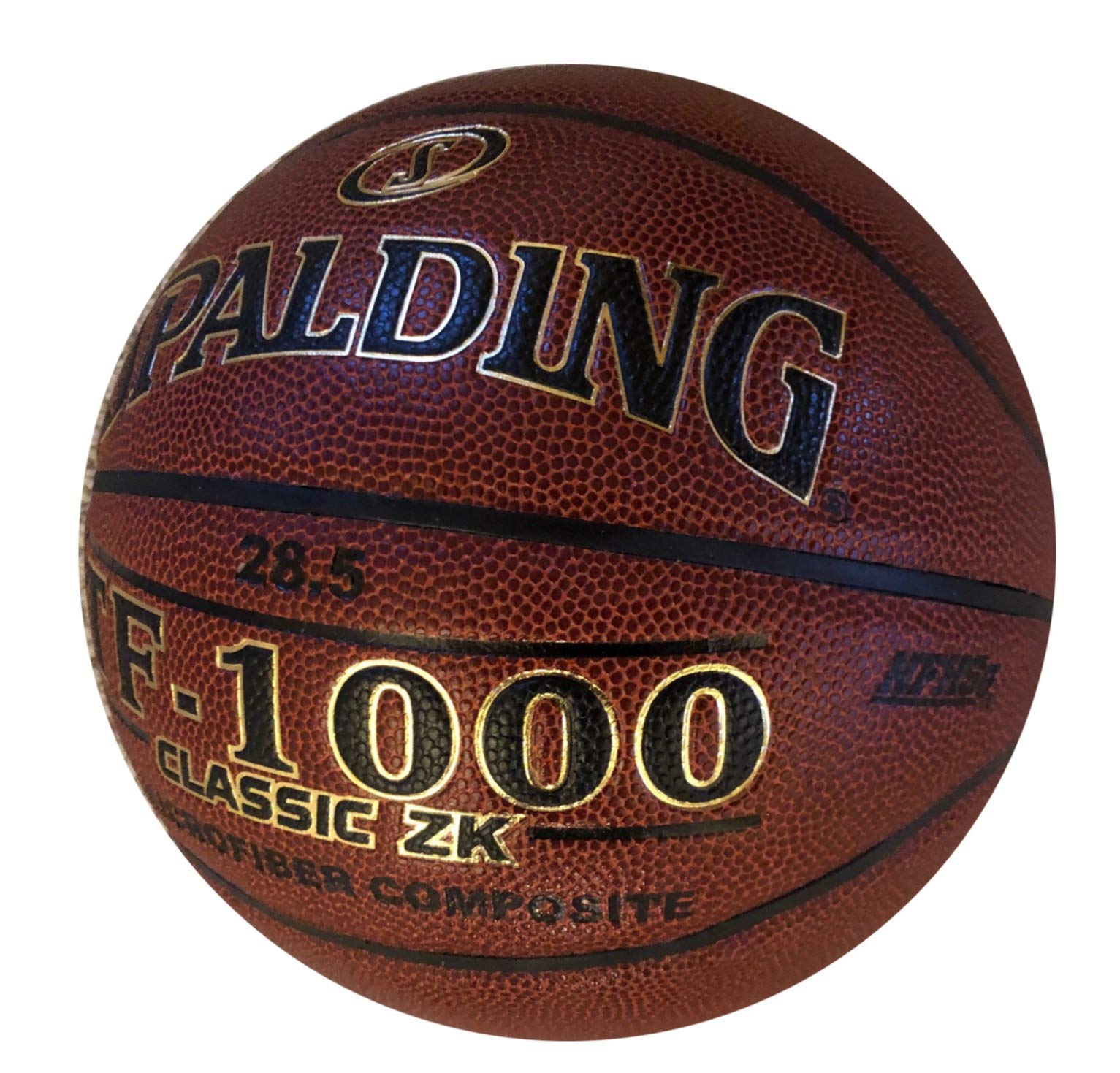 Spalding TF-1000 Basketball with SSAC Decoration Size 6/28.5 Inches, Intermediate NFHS Approved, Indoor Play