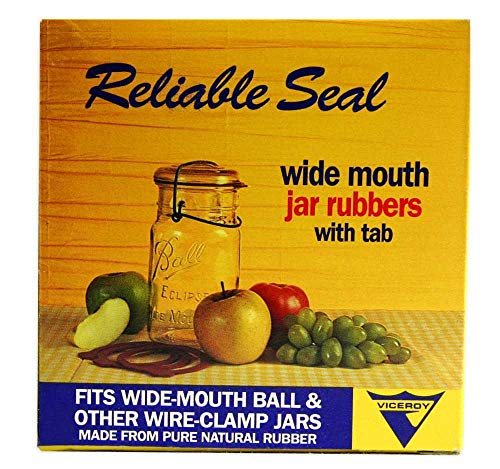 Viceroy Rubber & Plastics Rubber Rings For Wide Mouth Canning Jar, 12-Pk.