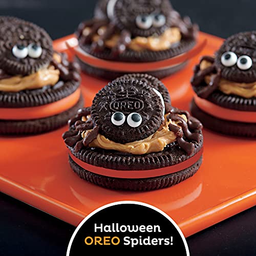 OREO Orange Creme Chocolate Sandwich Cookies, Limited Edition, Halloween Cookies, 3 Packs