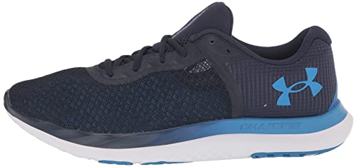 Under Armour Men's Charged Breeze, Midnight Navy Blue/Victory Blue, 12 Medium US