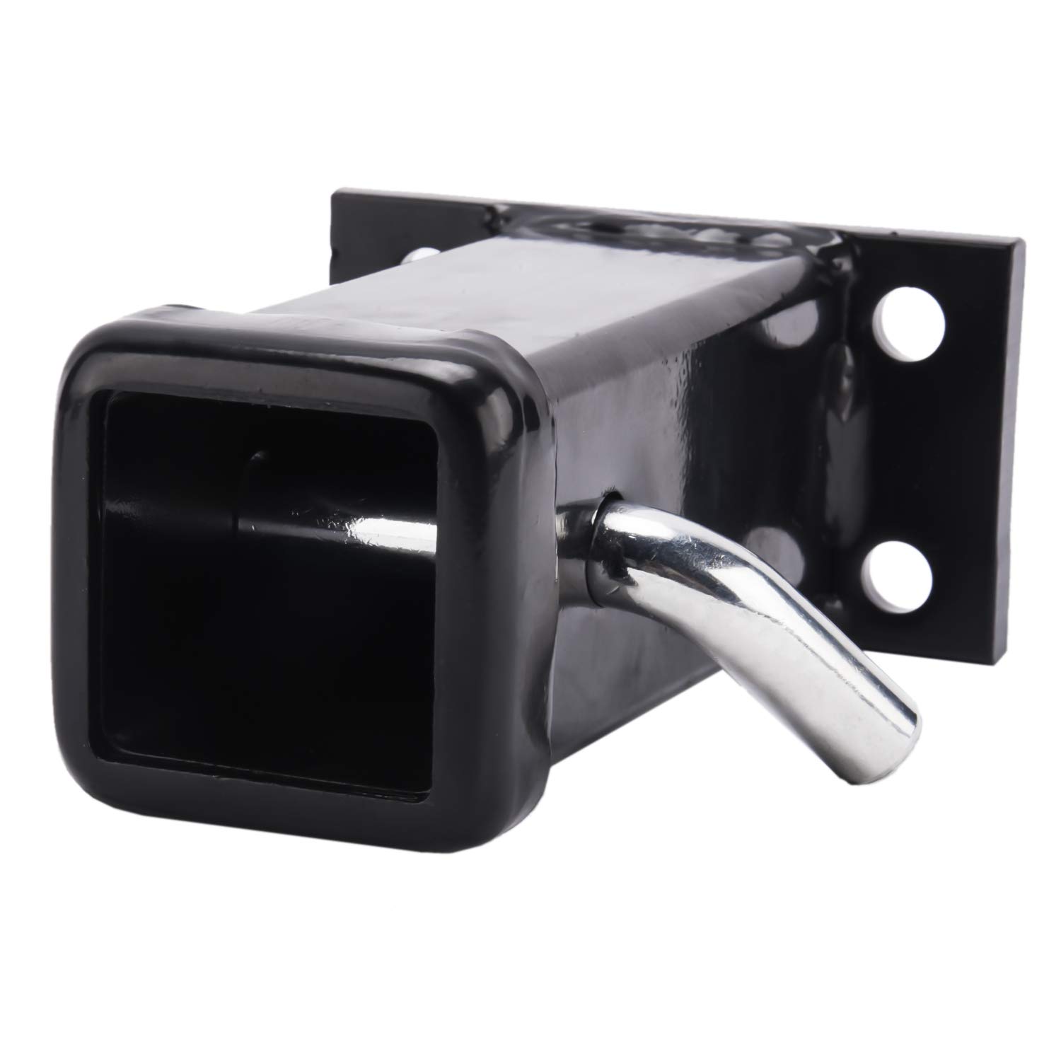 NovelBee 2" Trailer Tow Hook Receiver Tube with Cover Fit for Pore Distance 45x85mm Trailer Hitch