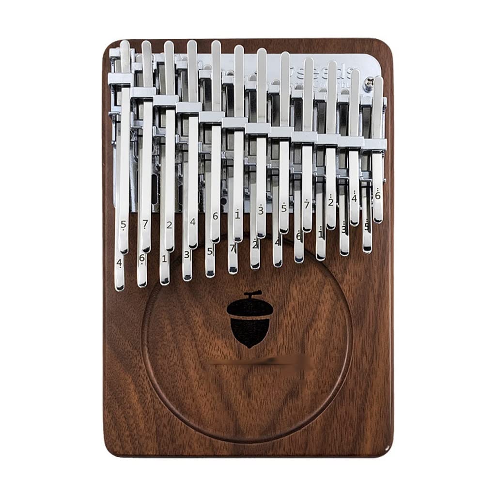 WSSBK Kalimba 24 Key Columbus Thumb Piano Solid Wood Musical Instrument Africa Finger Machine Instrumento (Color : 24keys, Size : C Tone)