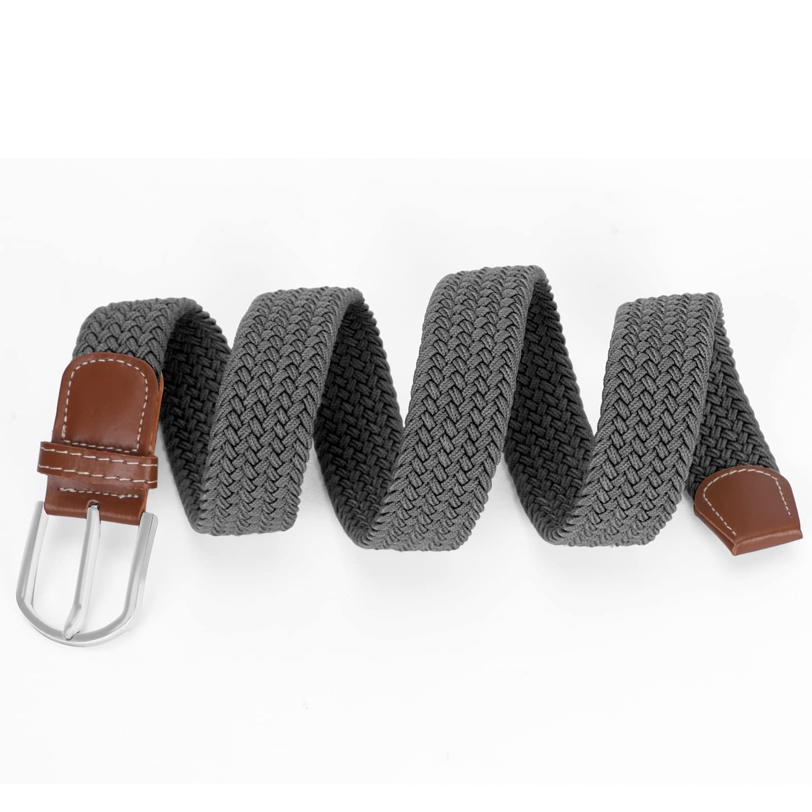 Unaone Elastic Braided Belt, Fashion Stretch Woven Belt, Canvas Woven Belts for Men Women