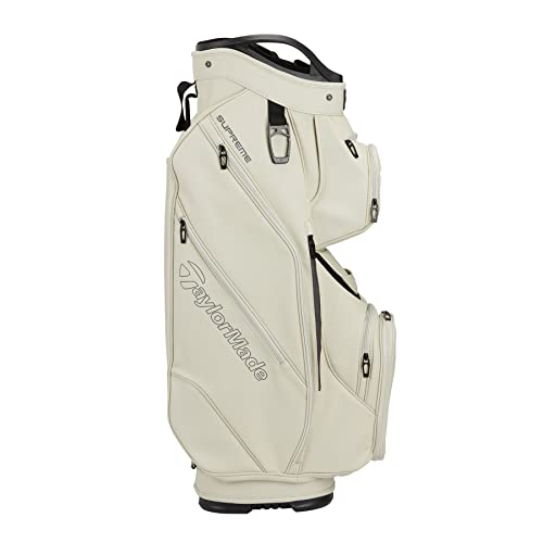 TaylorMade Golf Supreme Premium Cart Bag Ivory