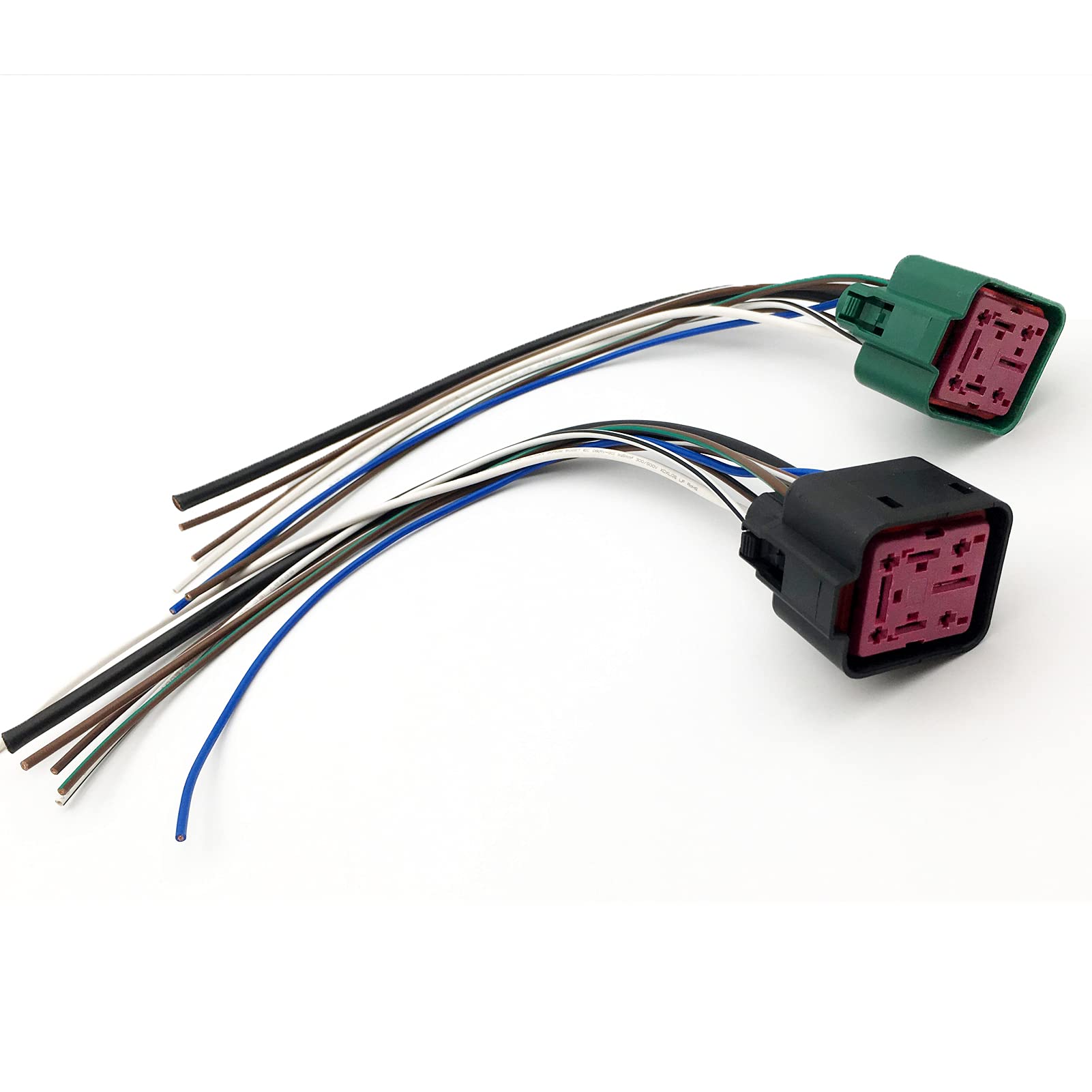 SET 2 FOR 6.0 6.4 7.3 Powerstroke Diesel Glow Plug Control Module GPCM Pigtail Connector 4C3Z-12B568-AA YC3Z-12B533-AA DY876 YC3Z12B533AA
