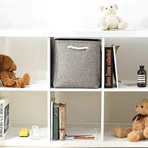 Sacyic Large Storage Baskets for Shelves,Fabric Baskets for Organizing,Collapsible Storage Bins for Closet,Nursery, Clothes,Toys,Home & Office