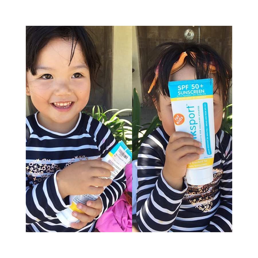 Thinksport Kids SPF 50+ Mineral Sunscreen β Safe, Natural Sunblock for Children - Water Resistant Sun Cream β Broad Spectrum UVA/UVB Sun Protection β Vegan, Reef Friendly Sun Lotion, 6oz