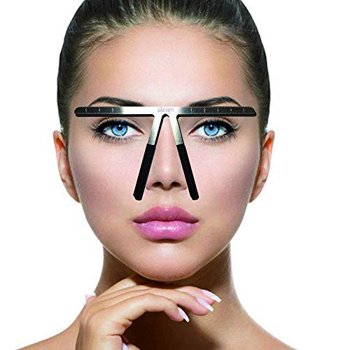Tattoo Eyebrow Ruler Three-Point Positioning Permanent Makeup Symmetrical Tool Grooming Stencil Shaper Balance Ruler (1)