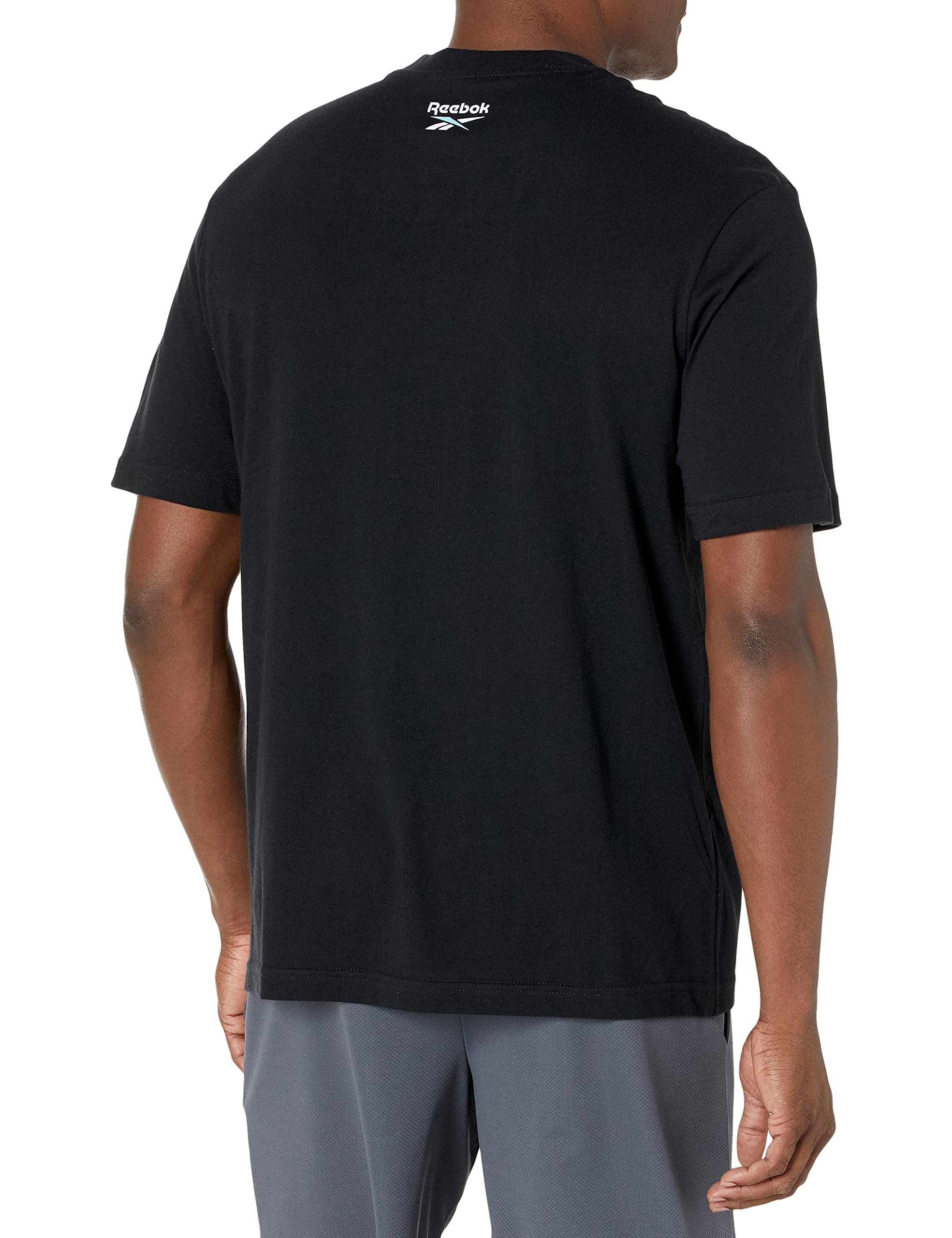 Reebok Men's Standard Classics Graphic Tee, Black, Large