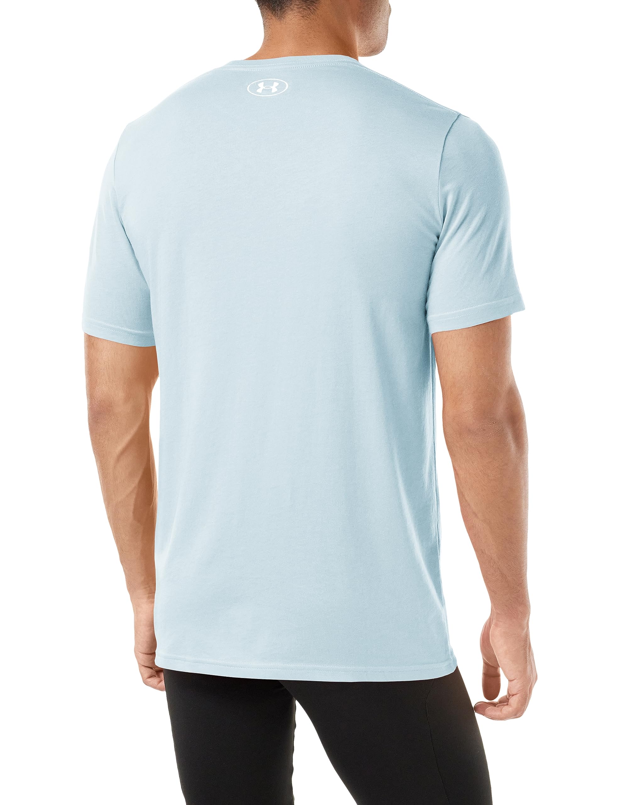 Under Armour Men's Sportstyle Logo Short Sleeve T-Shirt, (465) Harbor Blue / / White, X-Large