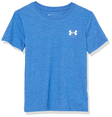 Under Armour Boys' Elite Short Sleeve T-Shirt, Stylish Crew Neckline & Fuller Cut for Complete Comfort, Ultra Blue SP22, 7