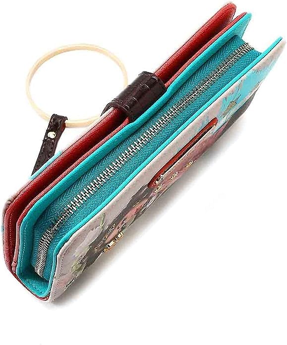 Nicole Lee Signature Bifold Butter-Flower White Wallet