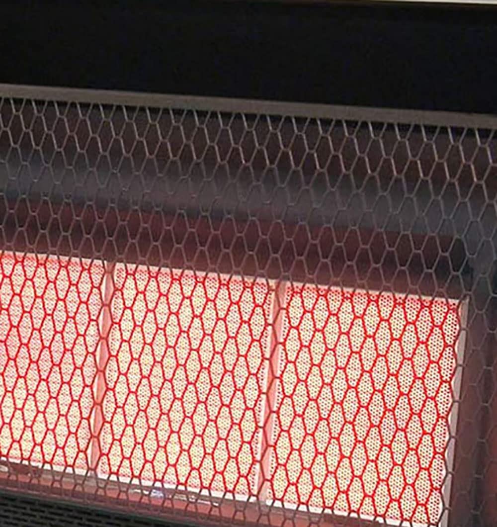 ProCom ML3PHG Ventless Propane Gas Infrared Space Heater with Manual Control for Living Room, Bedroom, Home Office, 28000 BTU, Heats Up to 1450 Sq. Ft., Includes Wall Mount, White