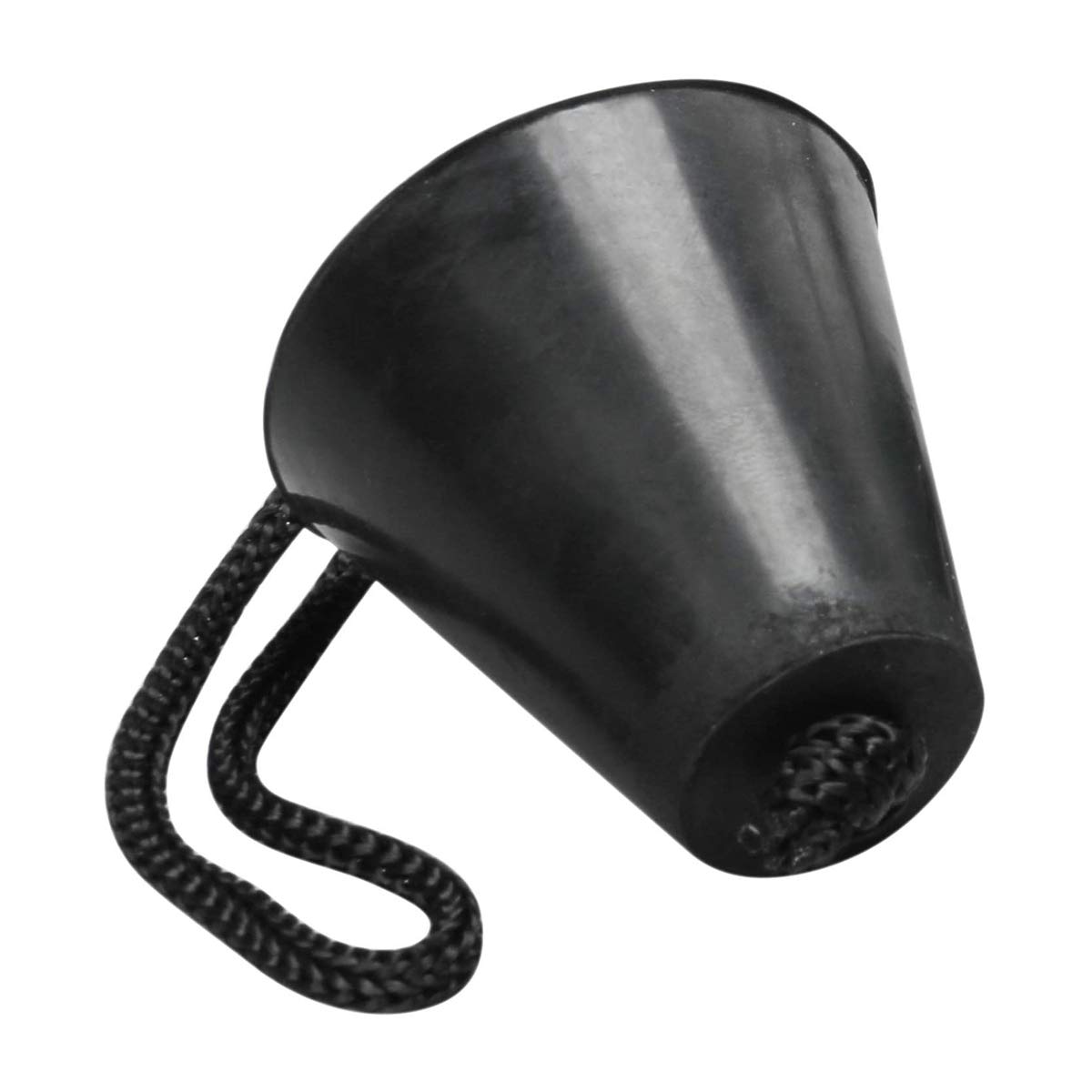 Techson 8 PCS Kayak Scupper Plug Kit, Universal Silicone Drain Holes Stopper Bung with Lanyard, for Canoe Boat (Black)