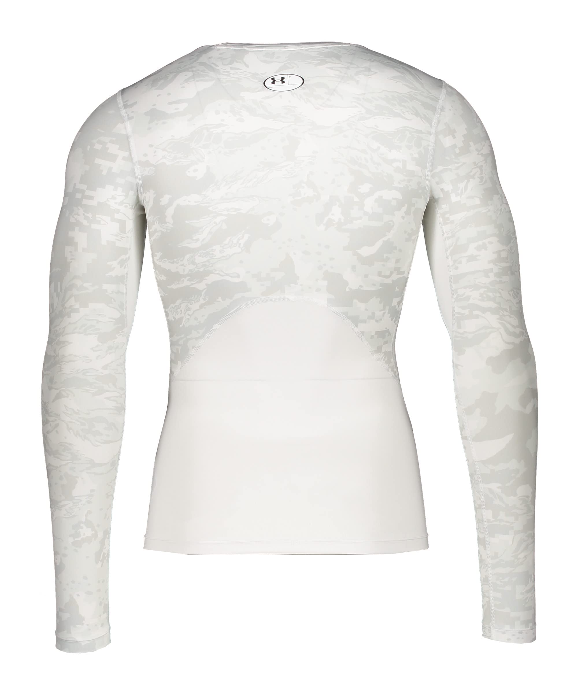 Under Armour Men's HeatGear Armour Camo Long Sleeve - 1361525-100 - White/Black - XL
