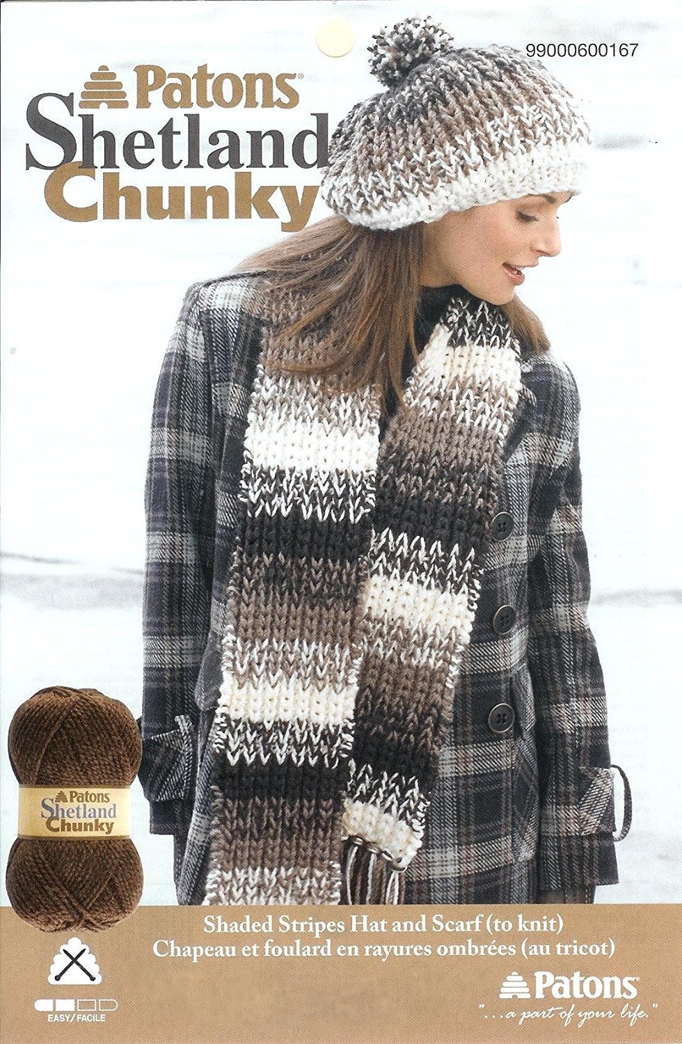 Patons Shetland Chunky Tweed Yarn Red (3 Pack)