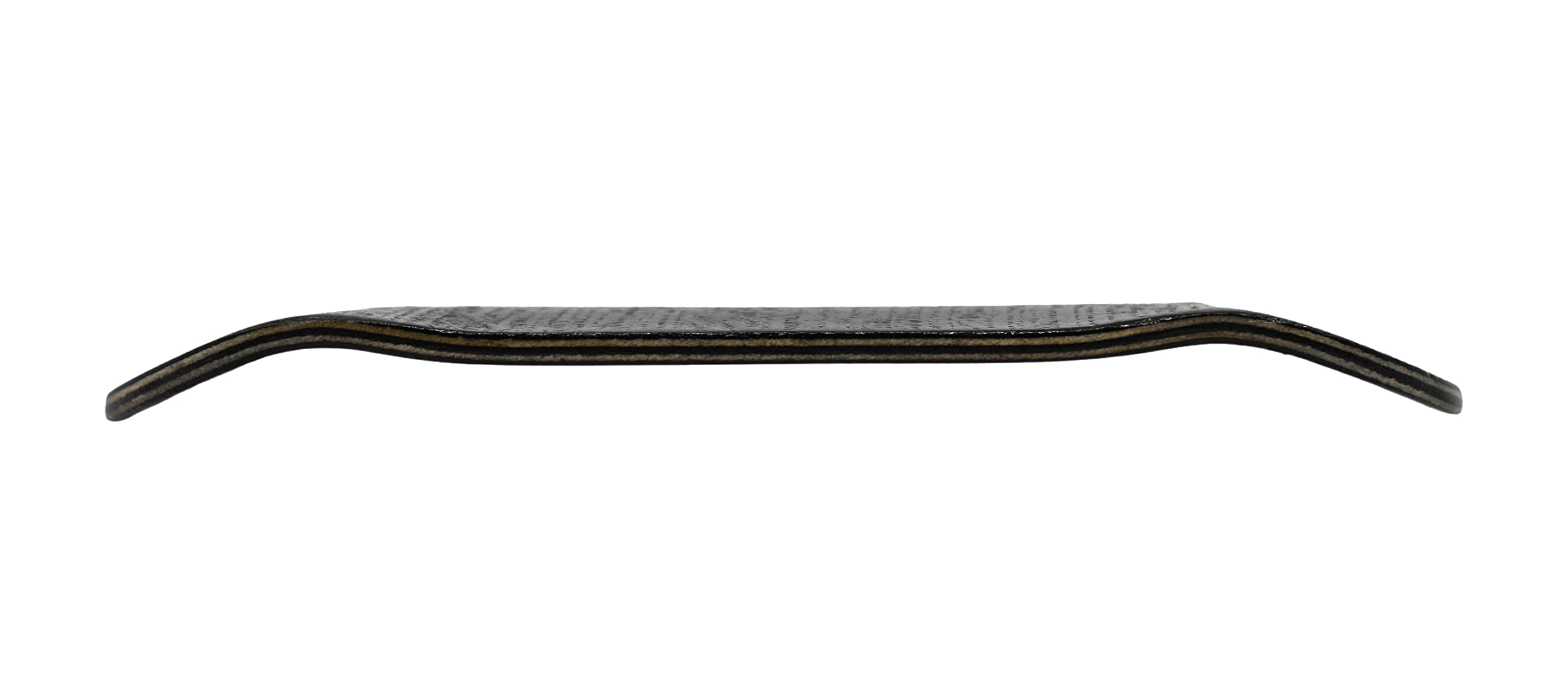 Teak Tuning Prolific Wooden Fingerboard Deck, 34mm x 95mm Popsicle Shape - Black Mamba - 5 Ply with Custom Color Matching Mid Plies - Includes Prolific Foam Tape