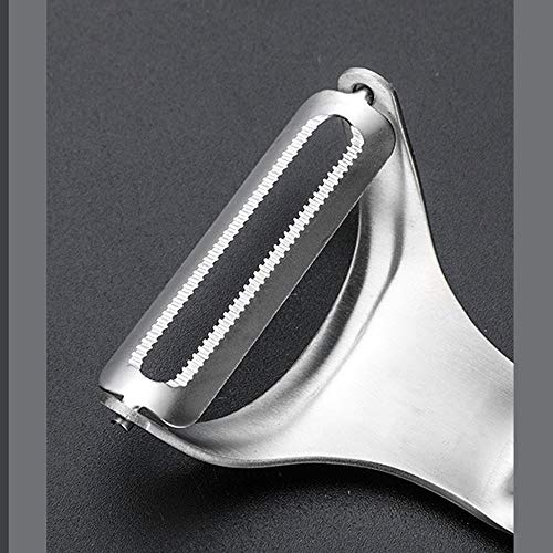 OSKOURXP Vegetable Peeler Stainless Steel Potato Peeled Apple Peeler Kitchen Gadget Multi-function Fruit Knife Plane Artifact Peeling (Size : 2)