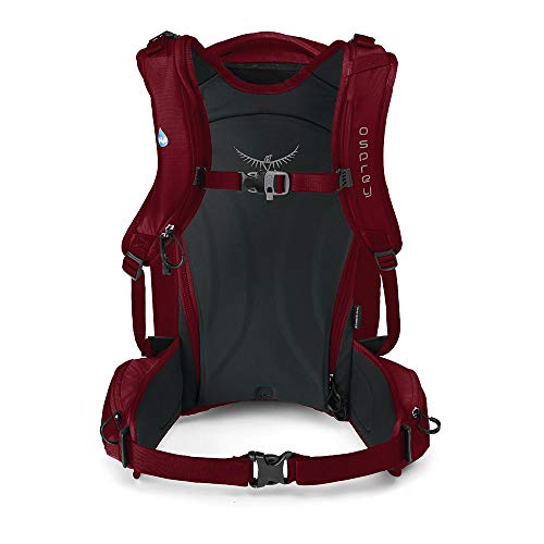 Osprey Packs Kresta 30 Women's Ski Backpack, X-Small/Small, Rosewood Red