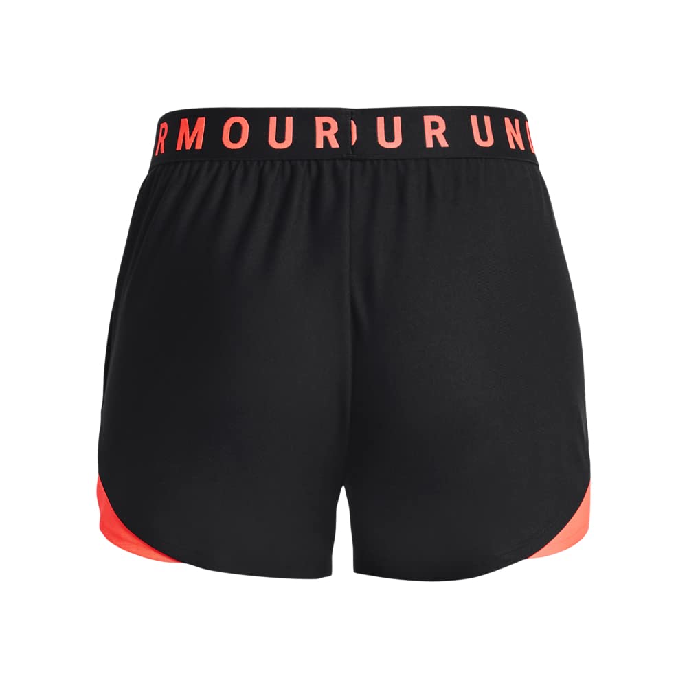 Under Armour Womens Play Up 3.0 Shorts, Electro Pink (695)/Club Purple, X-Small