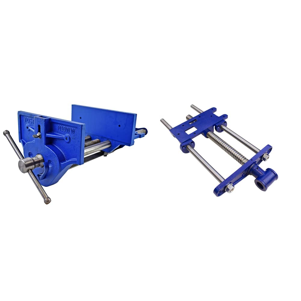 Yost Vises M10WW Rapid Action Woodworking Vise + Yost Vises F10WW Woodworker's Vise