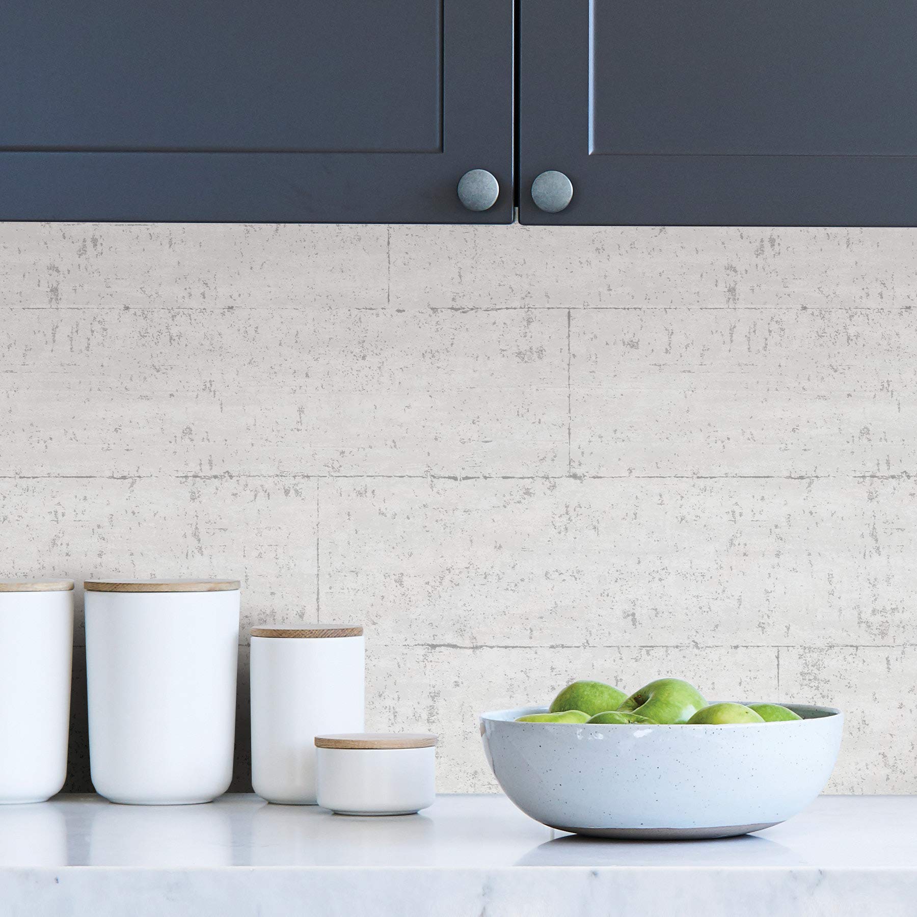 Scott Living SLS3512: White Urban Concrete Self Adhesive Wallpaper