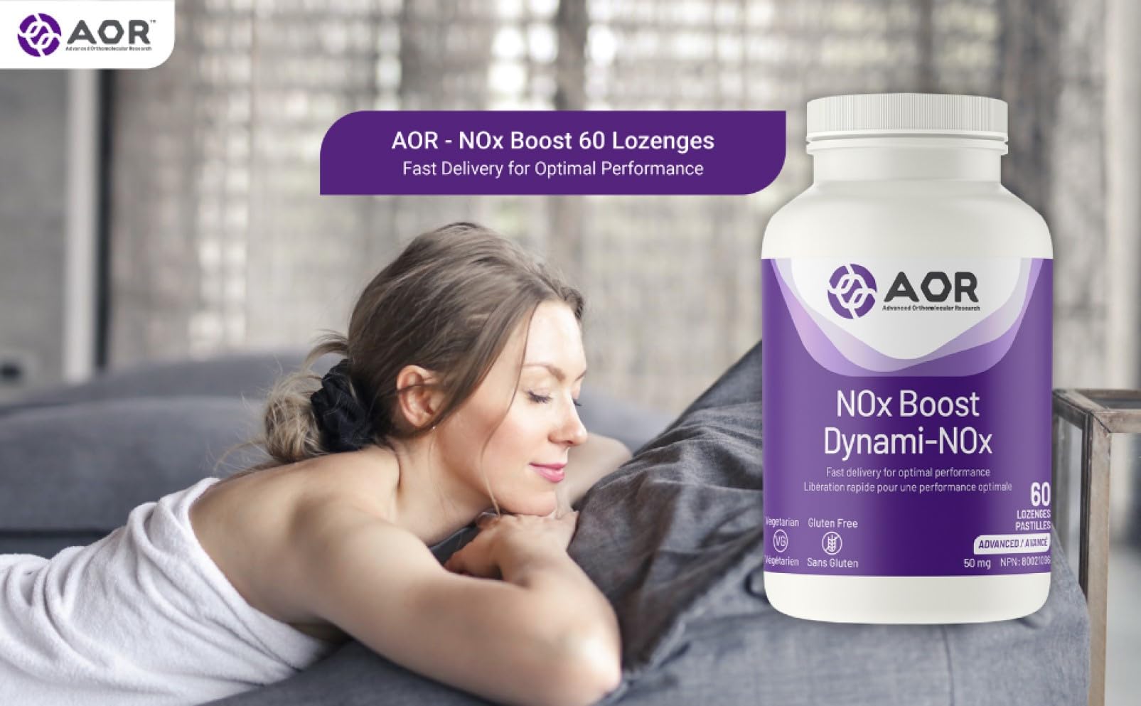 Nox Boost (60 Lozenges) Brand: A.O.R Axioma Health