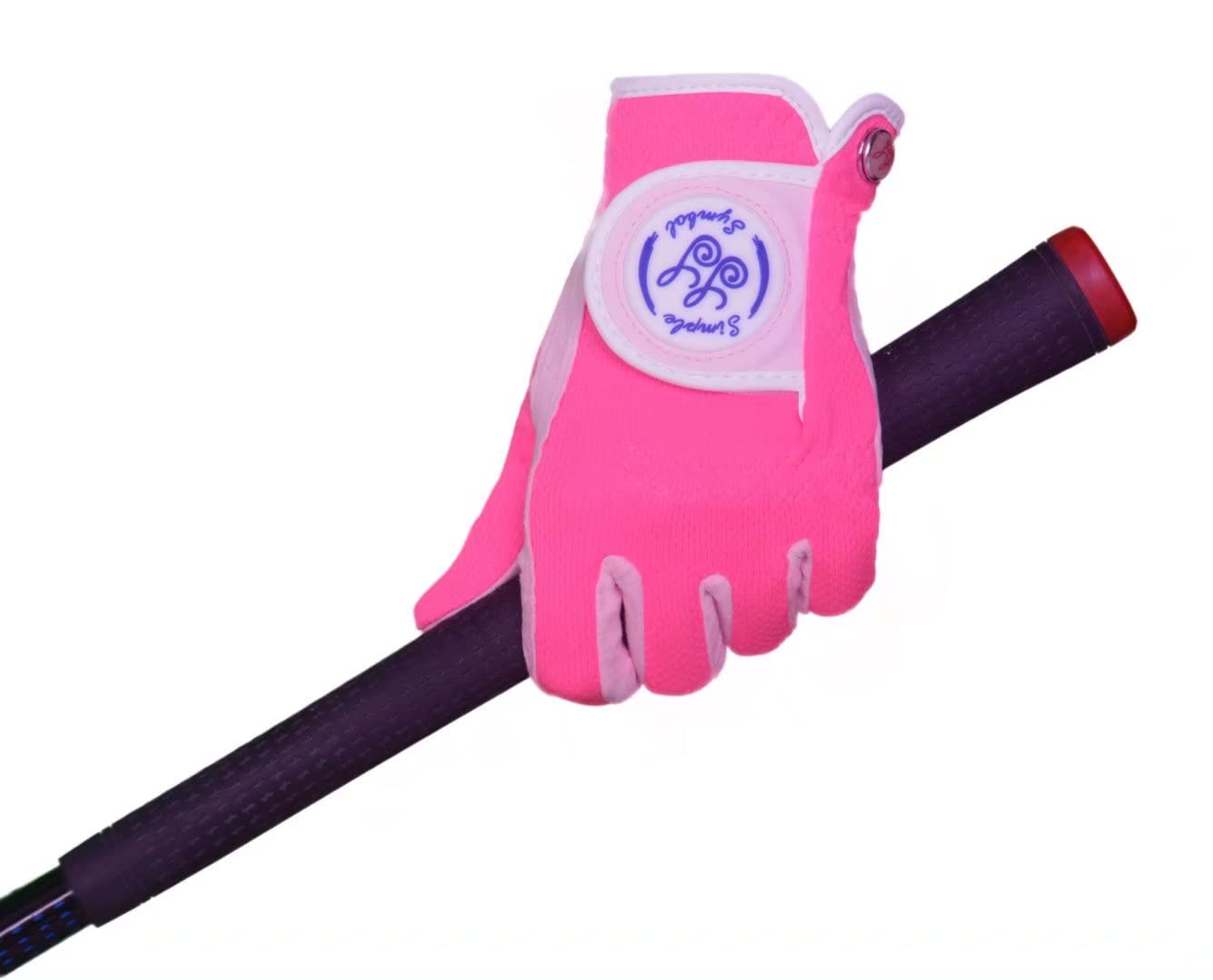 SIMPLE SYMBOL Women's RainGrip Golf Glove,Hot Wet Weather Comfort,Six Pack (Six Left Hand Or Six Right Hand) Four Colors,Pink/Purple/White/Green, Left Hand Right Hand(Pink,S,Left)