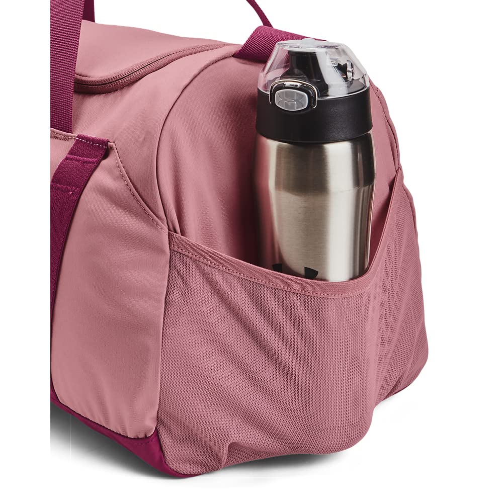 Under Armour Womens Undeniable Signature Duffle, (697) Pink Elixir/Charged Cherry/Metallic Harbor Blue, One Size Fits Most
