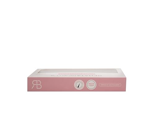 RB RENATA BEAUTY False Bottom Lashes – 120pcs Lower Lashes – Premium Individual Eyelashes Short 5mm/6mm – Synthetic Fiber – Faux Individual Extensions with Invisible Flat Band – Matte Black