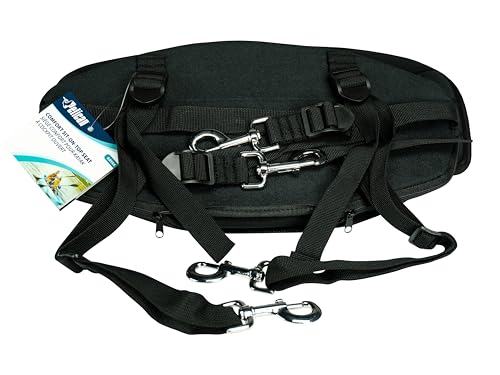 Pelican Boats - Sit-on-top Kayak or SUP Seat – PS0480-3 - Universal Fit Water Repellent Cushion with Back Support, Black