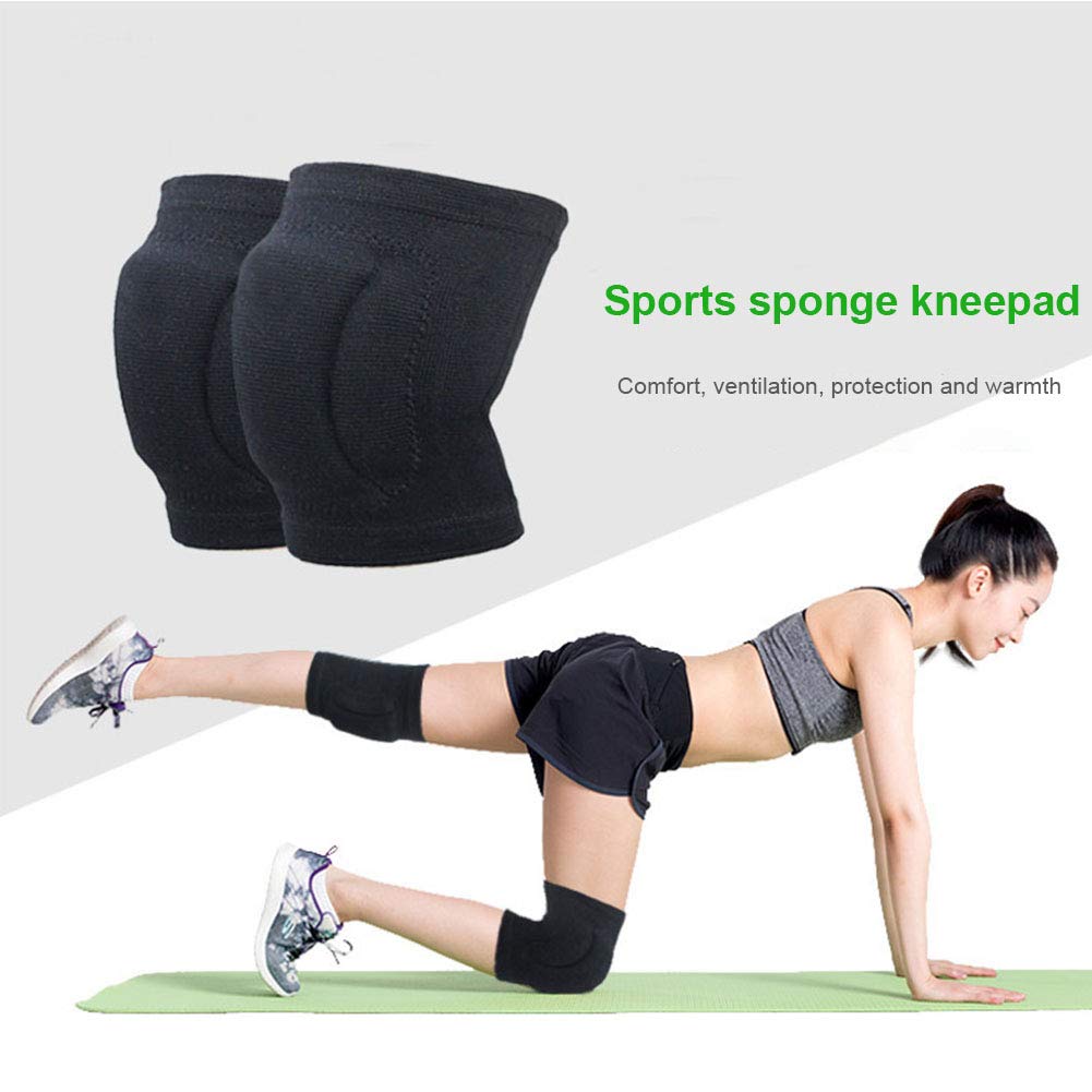 Sport Knee Brace Compression Sleeve with Silicone Gel Pads for Sports Side Stabilizers Professional(size:S-M)