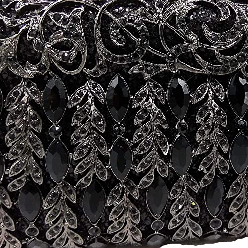 ZHUHW Crystal Women Evening Clutch Bag Hard Case Wedding Party Handbags Purses Metal Clutches