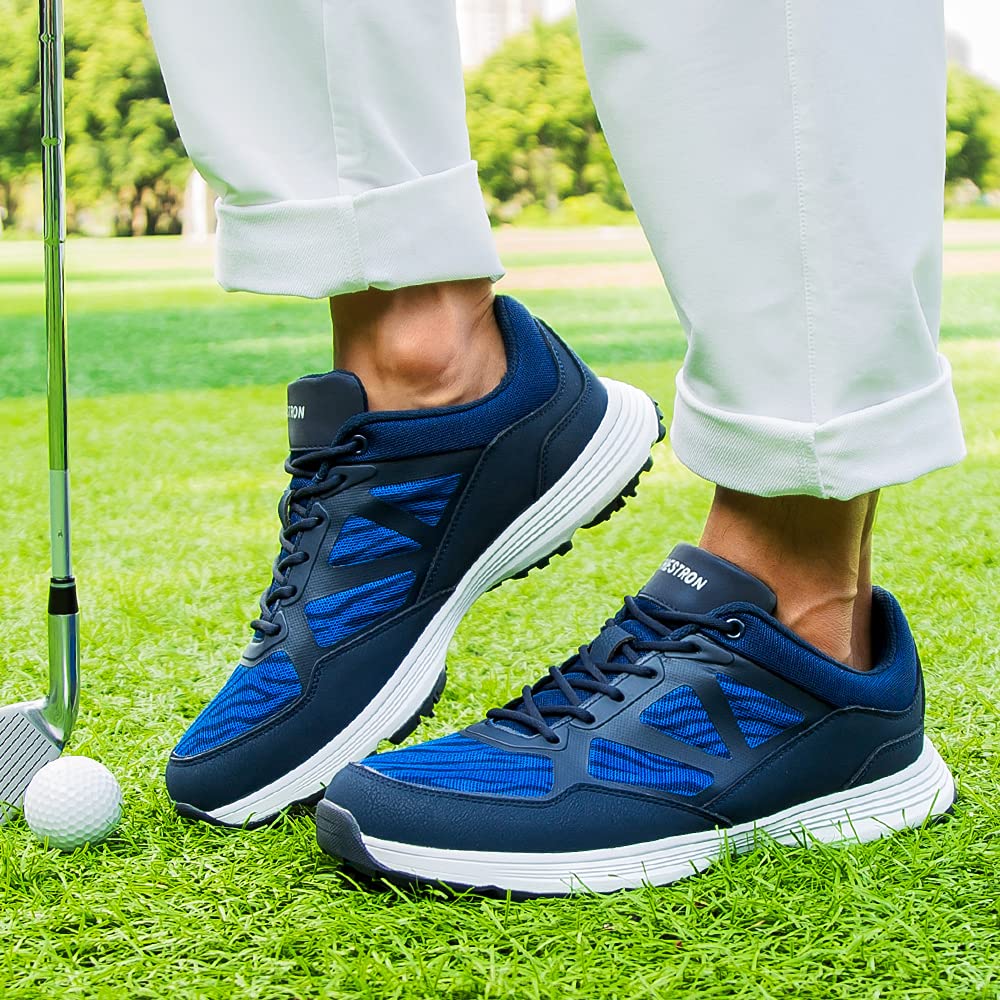THESTRON Men Golf Shoes Spring Summer Breathable Spikeless Golf Training Sport Sneakers Big Size US 7-14 Golf Walking Shoes …