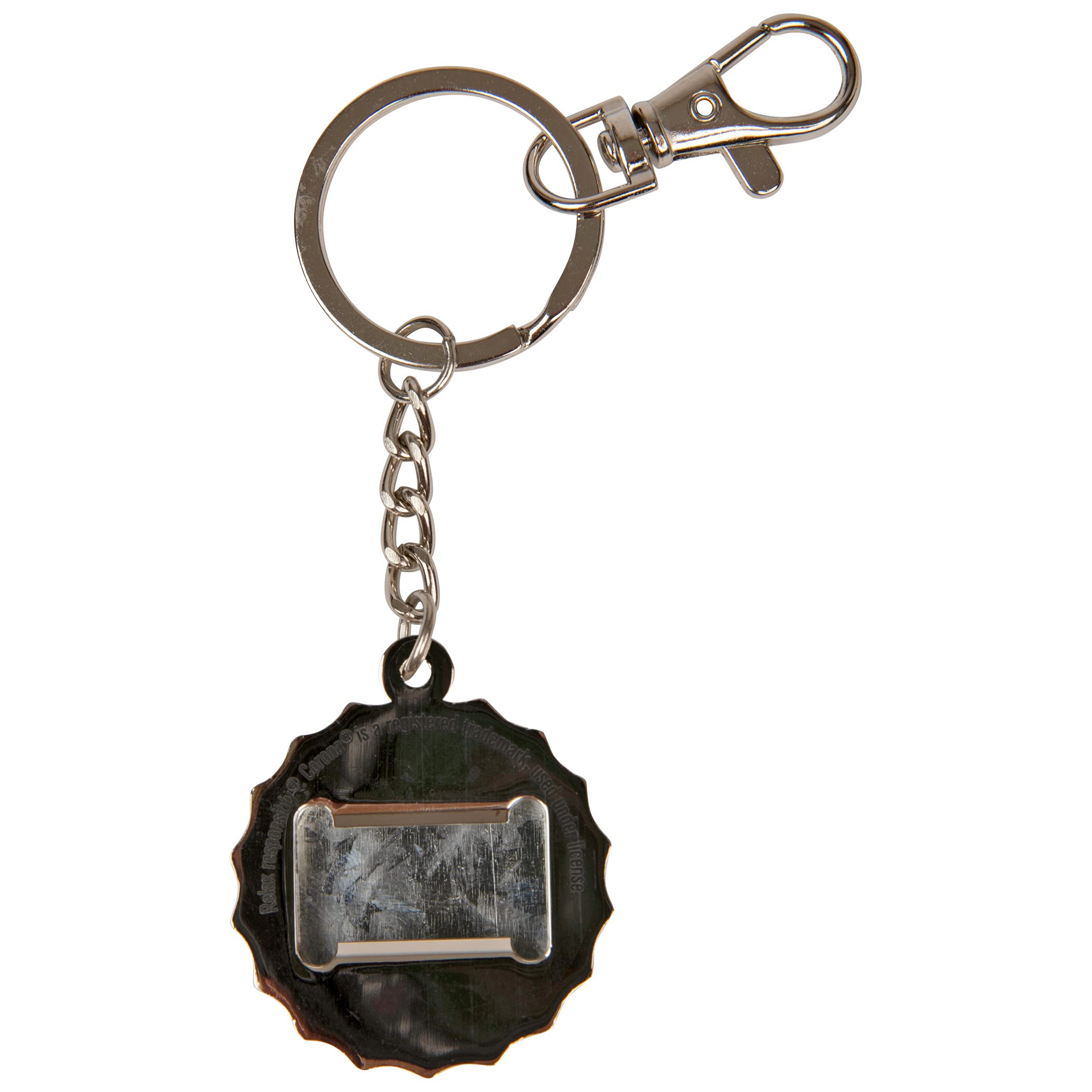 West Coast Novelty, Corona Extra Lime Wedge Bottle Opener Keychain, Green, One Size