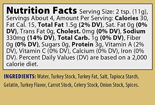 More Than Gourmet Glace De Volaille Gold, Roasted Turkey Stock, 1.5 Ounce Package