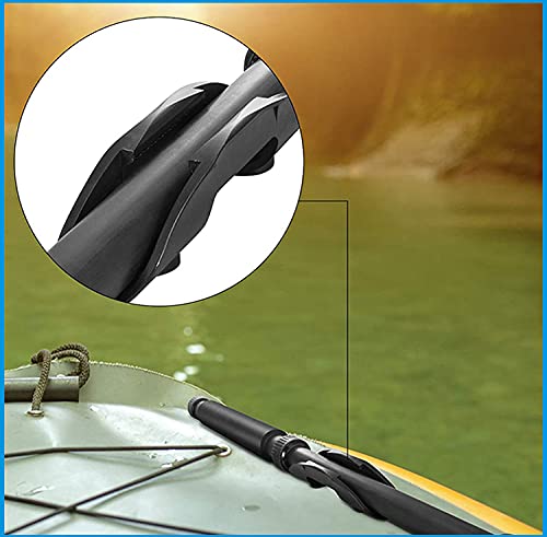 spmimi 4 Pack Universal Kayak Canoe Paddle Holder Clips Boat Deck Mount Paddle Clip & Fishing Net Clip