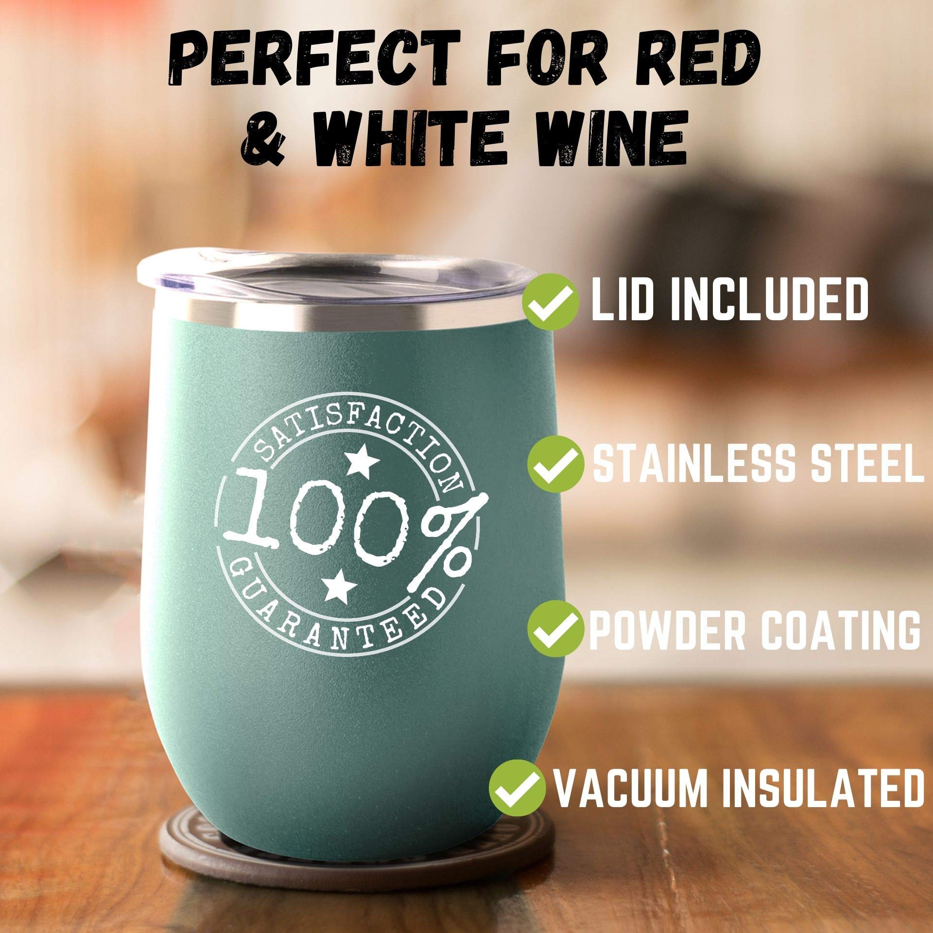 Today I Just Want To Eat Lima Beans Wine Glass Saying Funny Gift Idea Insulated Tumbler Lid Teal
