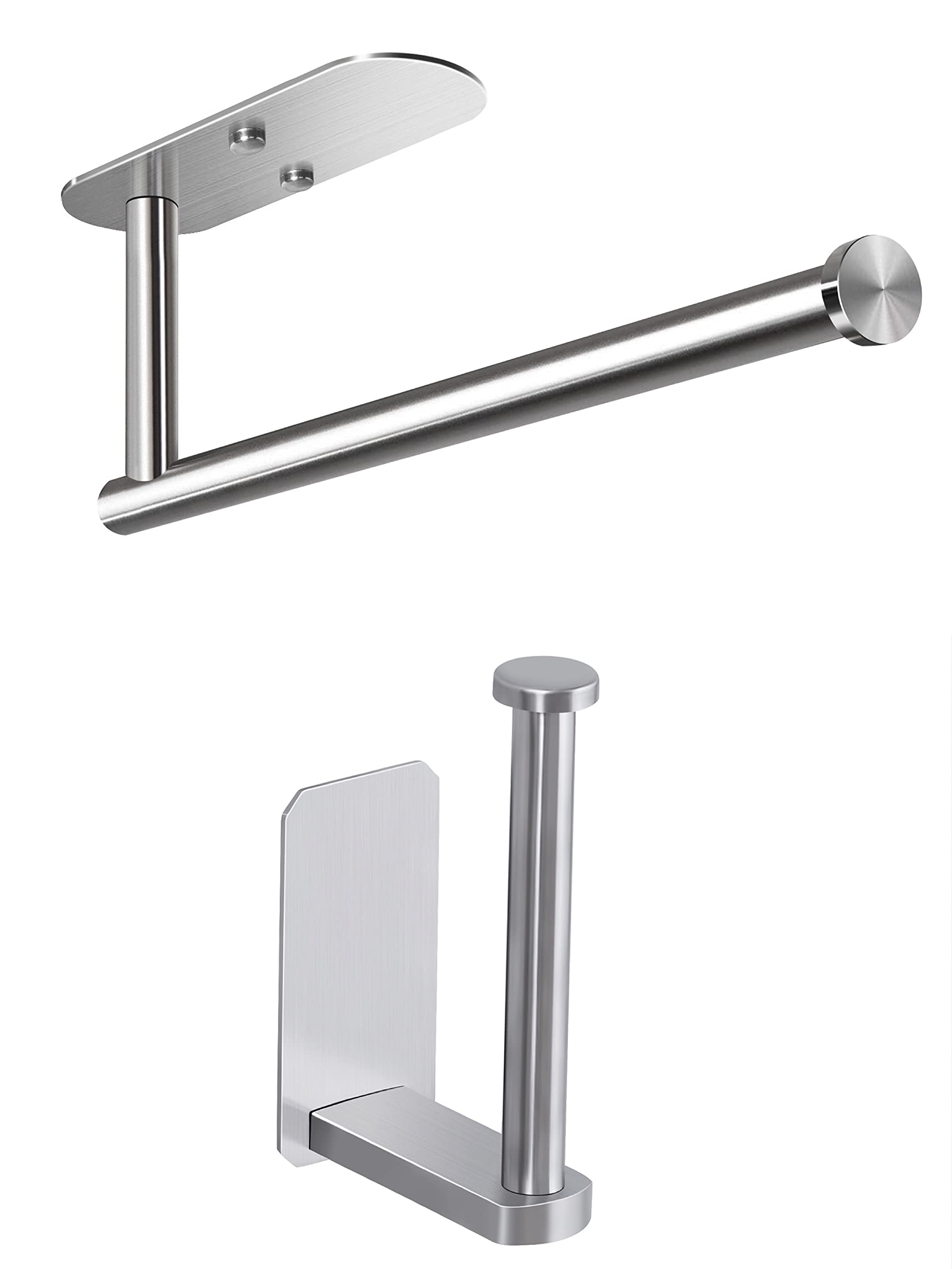 VAEHOLD Adhesive Paper Towel Holder and Toilet Paper Holder
