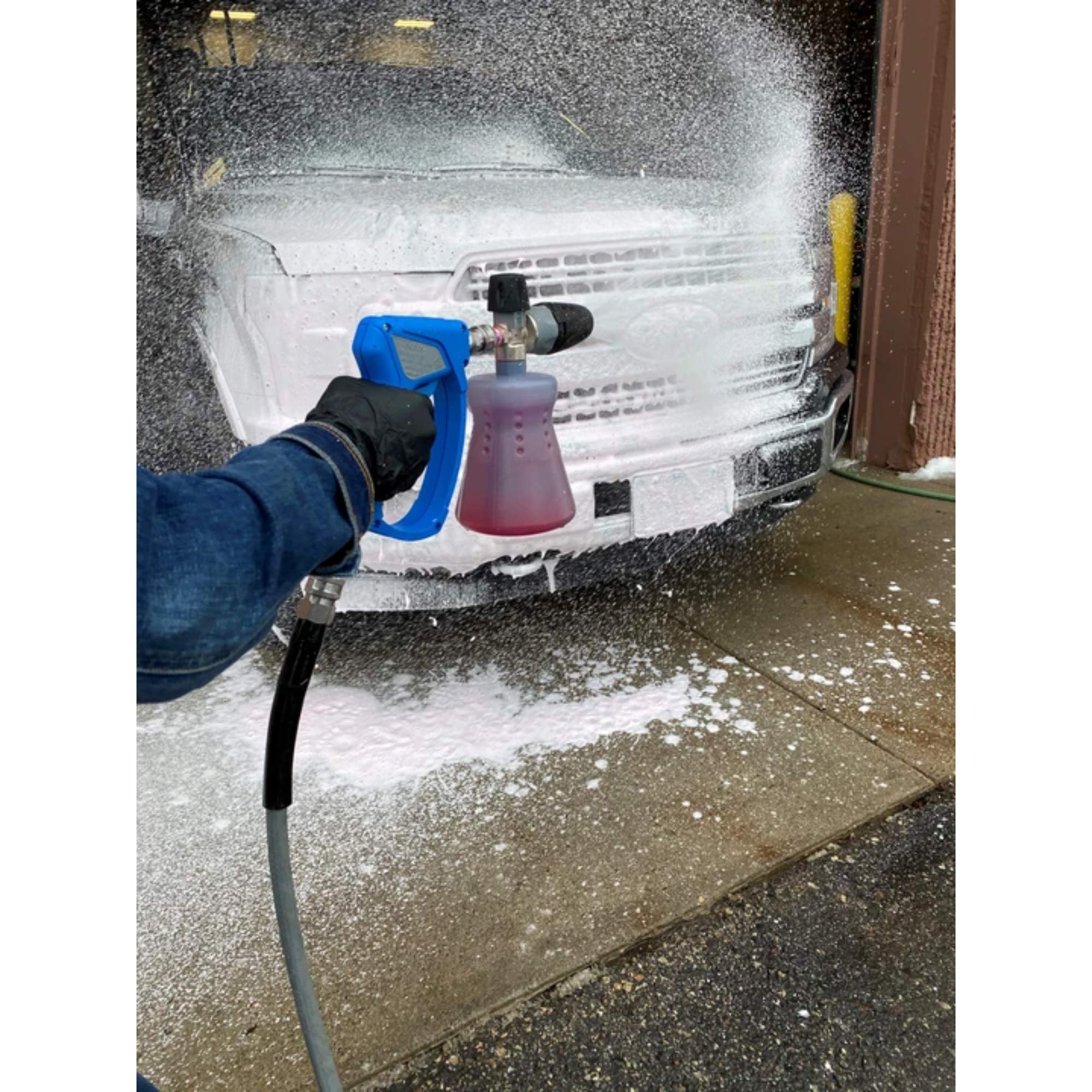 MTM Hydro Magnum 28 Foam Cannon Kit with SGS28 Spray Gun and PF22.2 Foam Cannon Bundle Includes MTM Soap and Cloth
