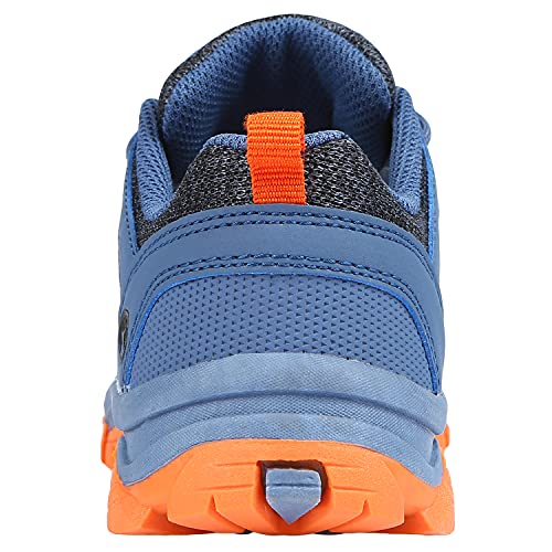 Northside Boy's Hiker, Hiking Shoe, Navy/Orange, 1 M US Little Kid