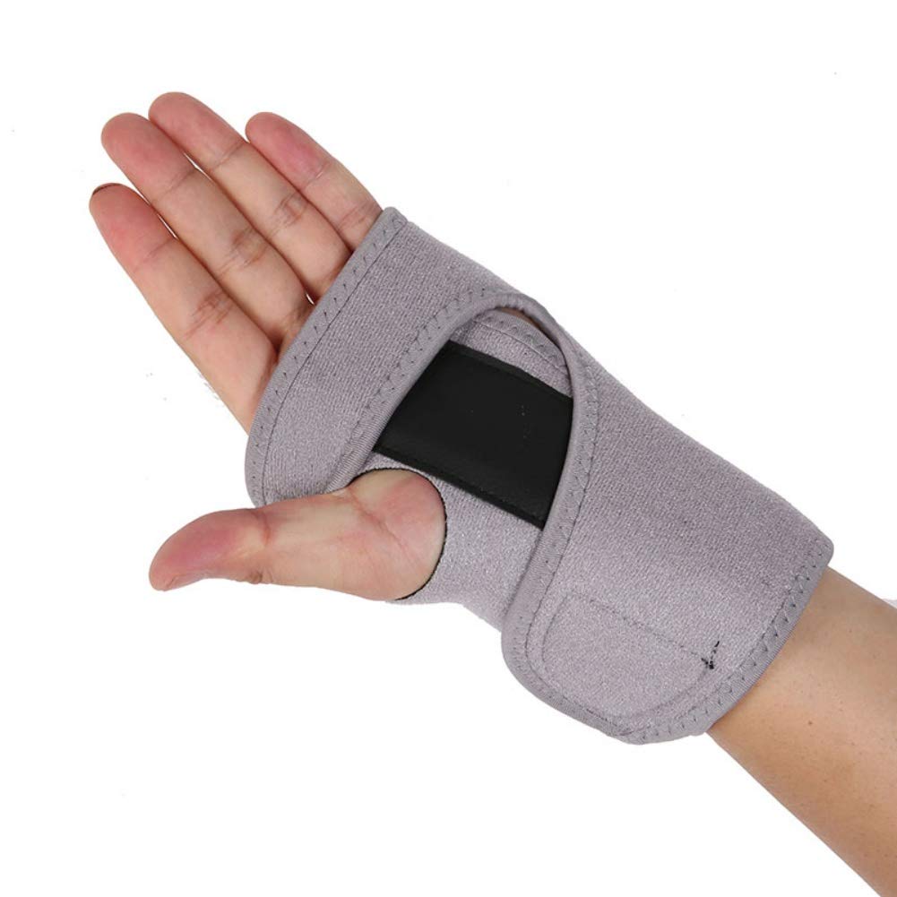 Sports Wrist Brace for Carpal Tunnel, Adjustable Wrist Support Brace with Splints Left/Right Hand, Small/Medium, Arm Compression Hand Support for Injuries, Wrist Pain, Sprain