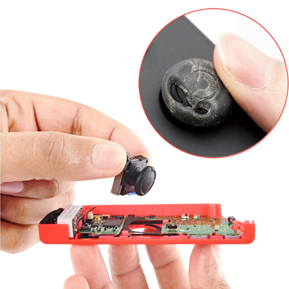 Replacement Joystick for Nintendo Switch Joy-Con Controller,YTTL 3D Replacement Analog Thumb Stick for Nintendo Switch Joy-Con Controller Include Screwdriver Sets Tools Repair Kits