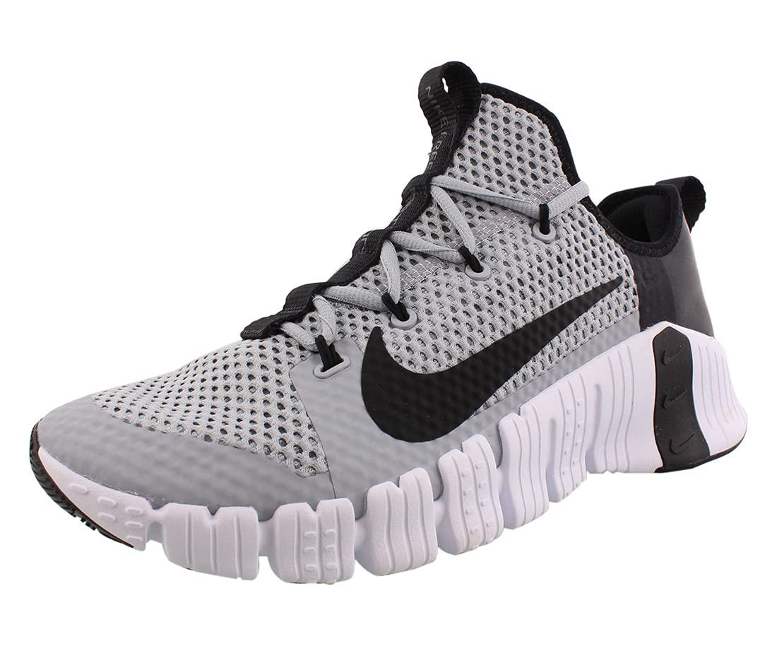 Nike Free Metcon 3 Unisex Shoes, Wolf Grey/Black-White, 10.5 M US